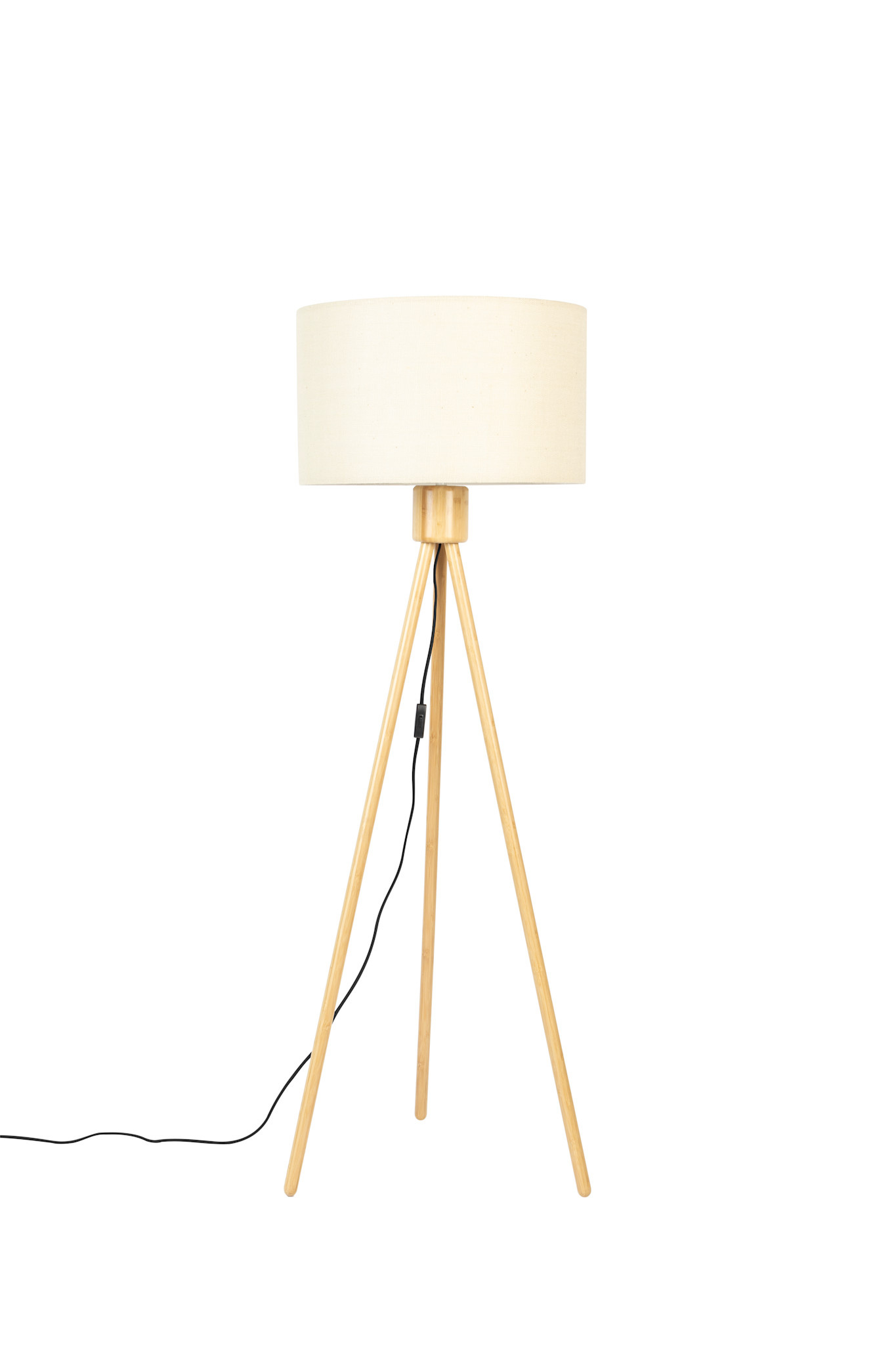Floor lamp fan bamboo - Woondesign