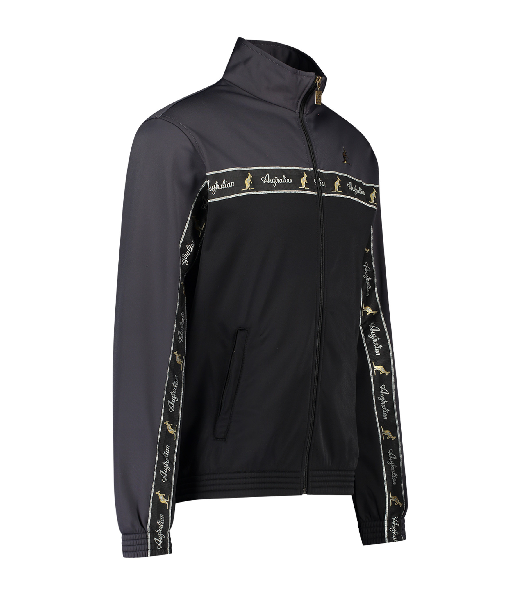 Australian Duo Jacket with Black Tape 3.0 (Titanium Grey) - Gabberwear