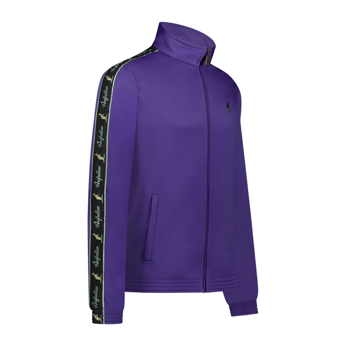 Australian Slim Fit Trainingsjasje met bies 2.0 (Periwinkle Blue ...
