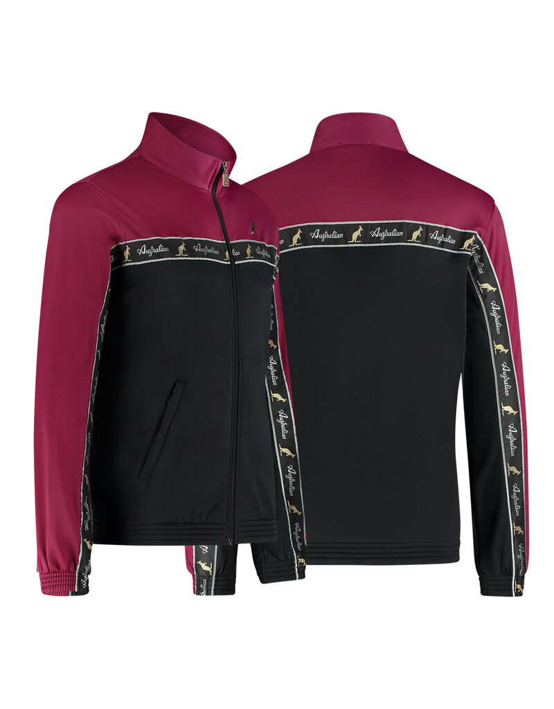 Australian Duo Jacket met zwarte bies 3.0 (Anemone) - Gabberwear