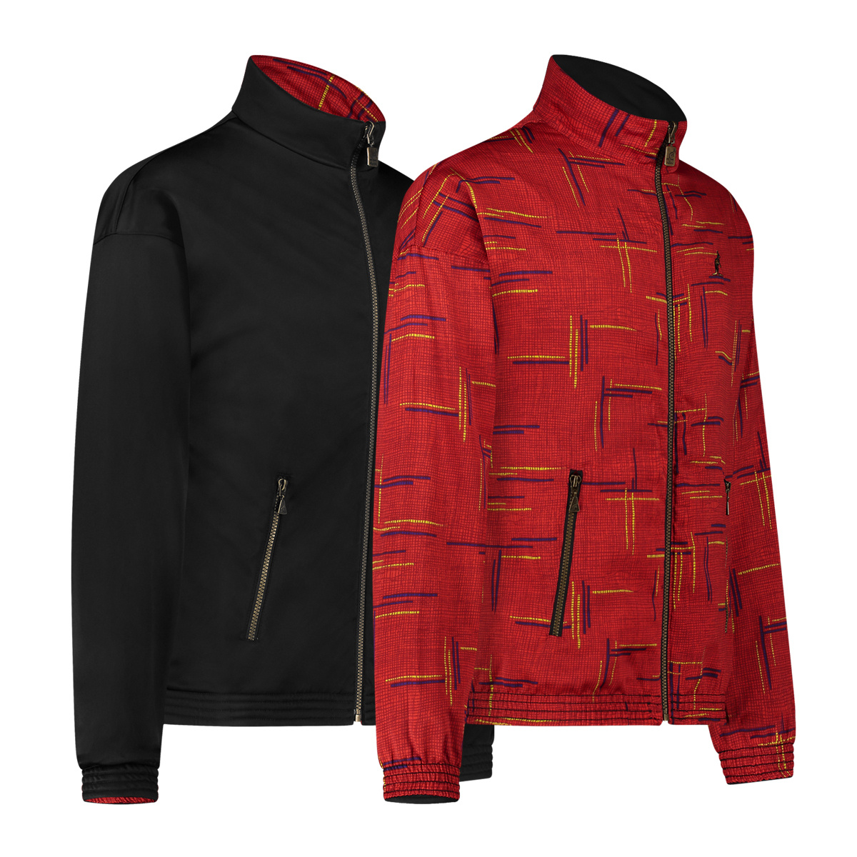 Australian Storia Reversible Jacket (Red Raster/Black) - Gabberwear