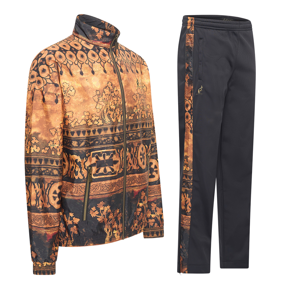 Australian Track Suit 'Nova' (Gold/Black) - Limited Edition - Gabberwear