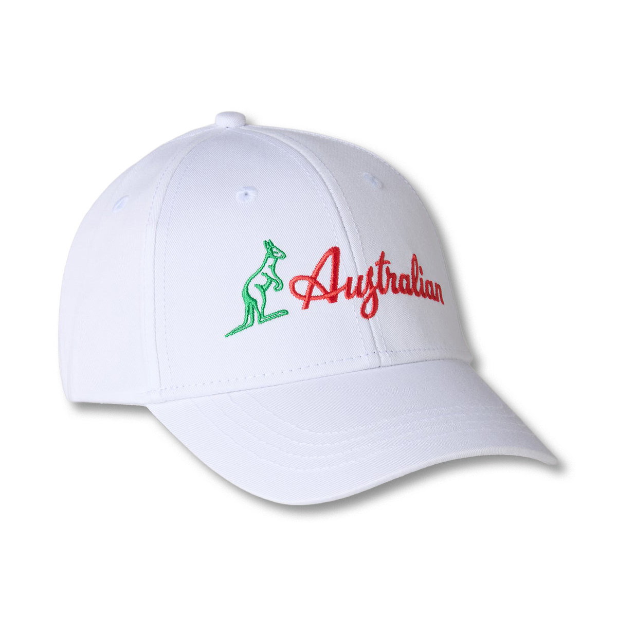 Australian Full Logo Cap (White) - Gabberwear