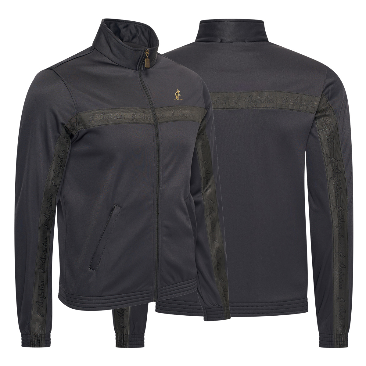 Australian Duo Jacket with Shadow Tape 3.0 (Black) - Gabberwear