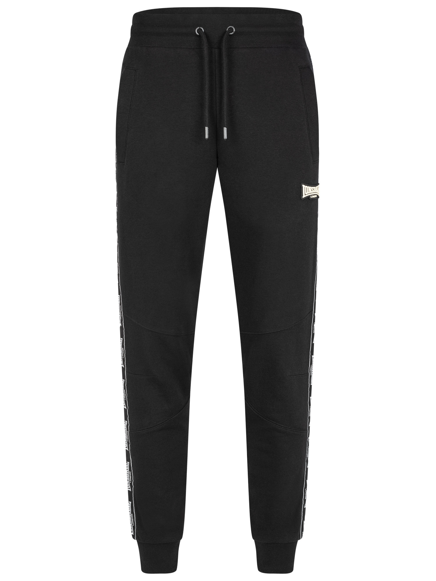 Lonsdale Jogging Pants Slim Fit 'Tenston' (Black) - Gabberwear