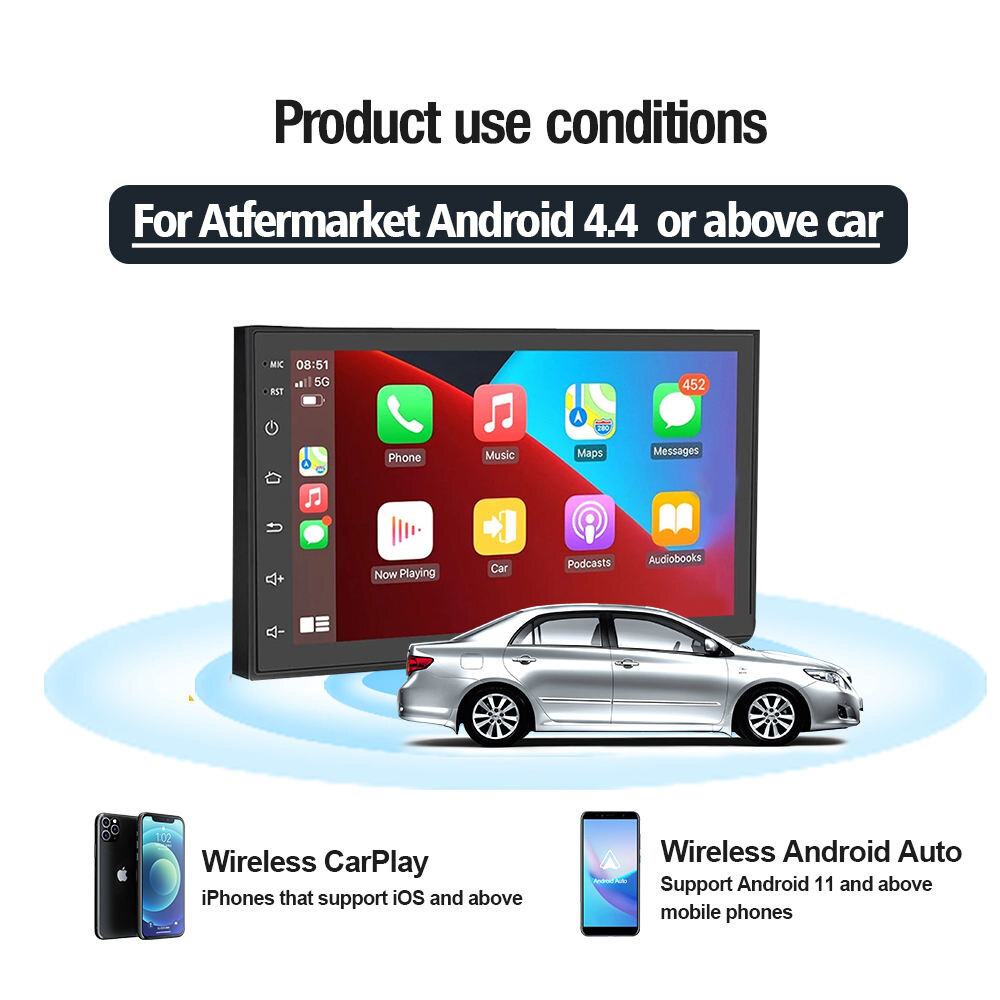 Carlinkit wireless CarPlay dongle voor android autoradio |Android auto ...