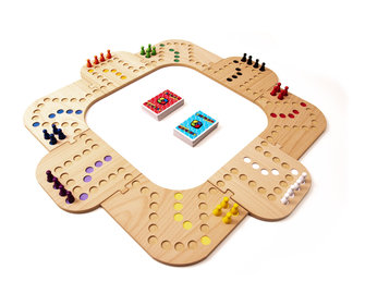 Keezbord Totaalbox Hout 8 personen - Keezenspel | PS Toys