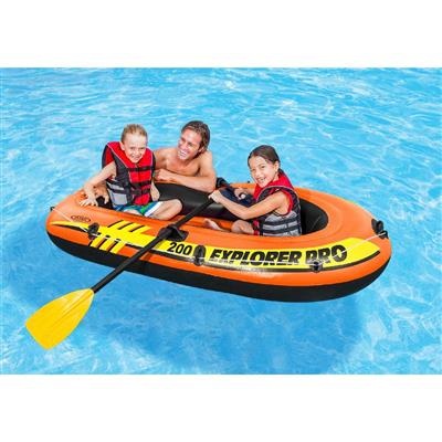 Intex Explorer Pro 200 Boot set + peddels en pomp - buitenenthuis.nl
