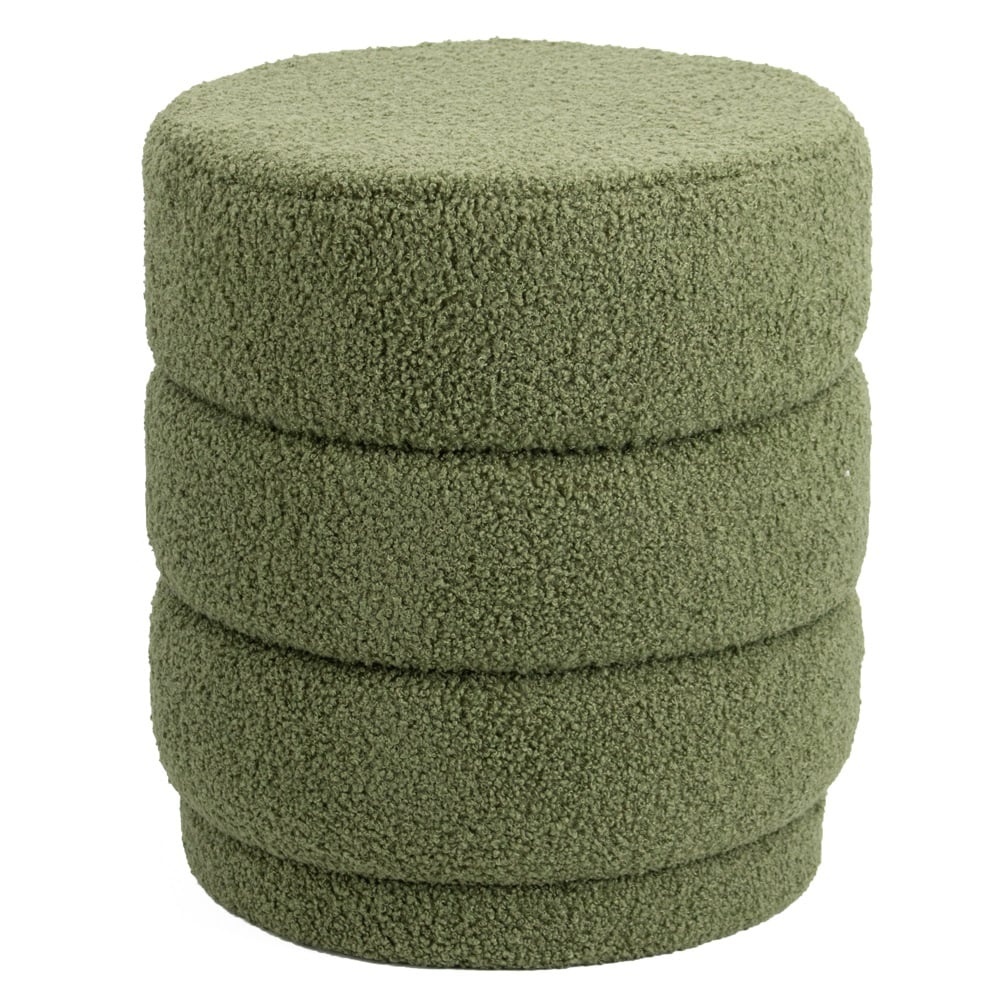 Poef June - Teddy groen | buitenenthuis.nl - buitenenthuis.nl