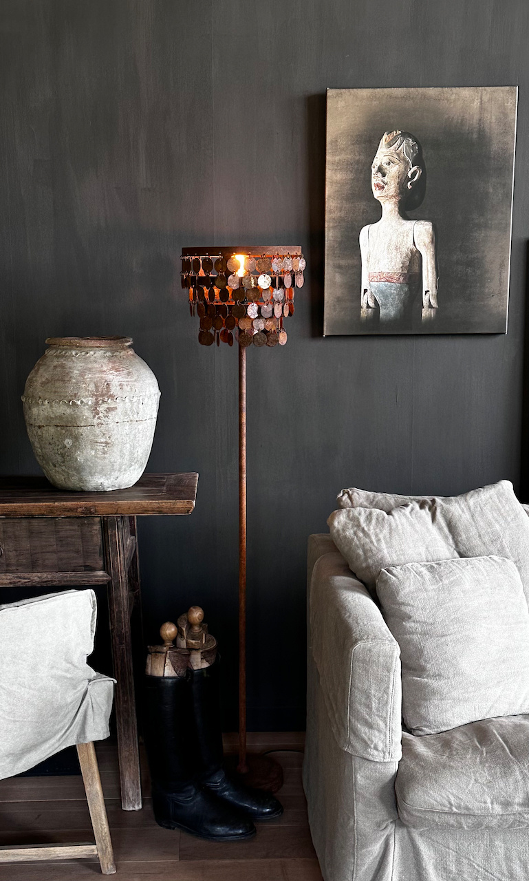 Standing Disc lamp Rust - HerbersLifeHerbersLifestylestyle
