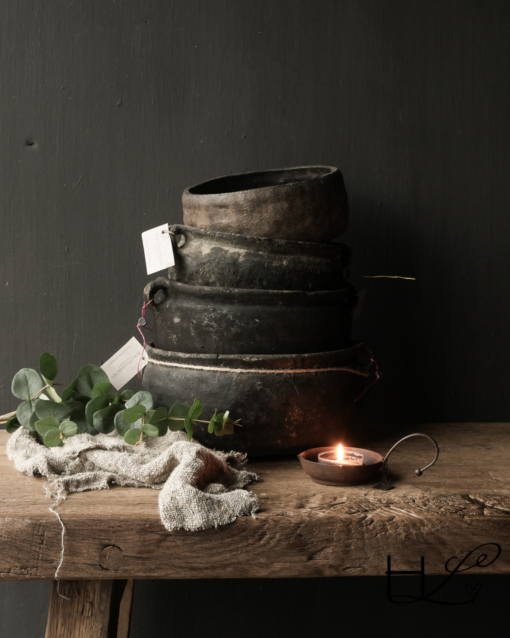 Antieke Turkse pot aura peeperkorn interieur - HerbersLifestyle