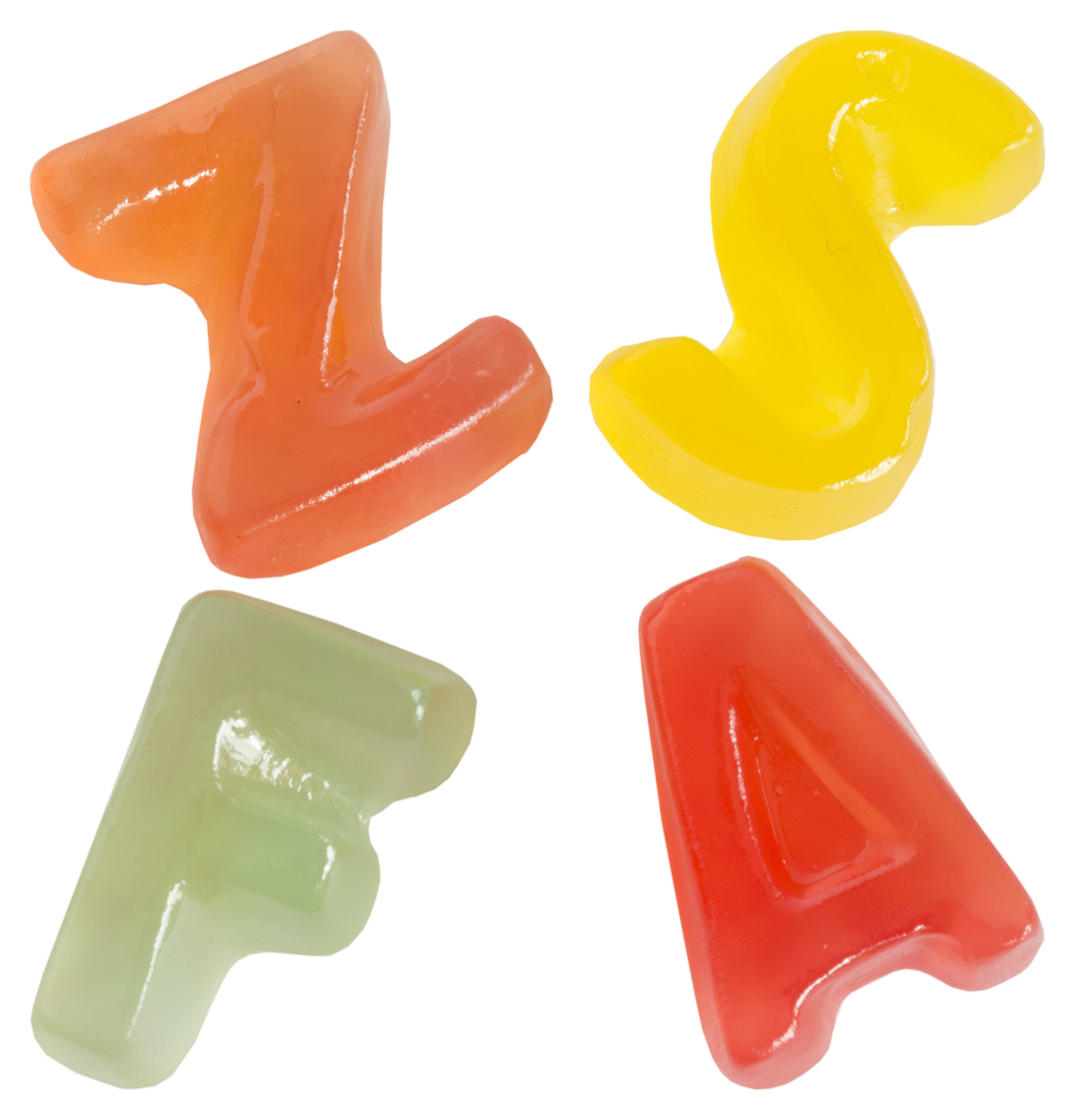 letter snoep - gom - 1 kg | online bestellen | Mila Wieze - milawebshop.be