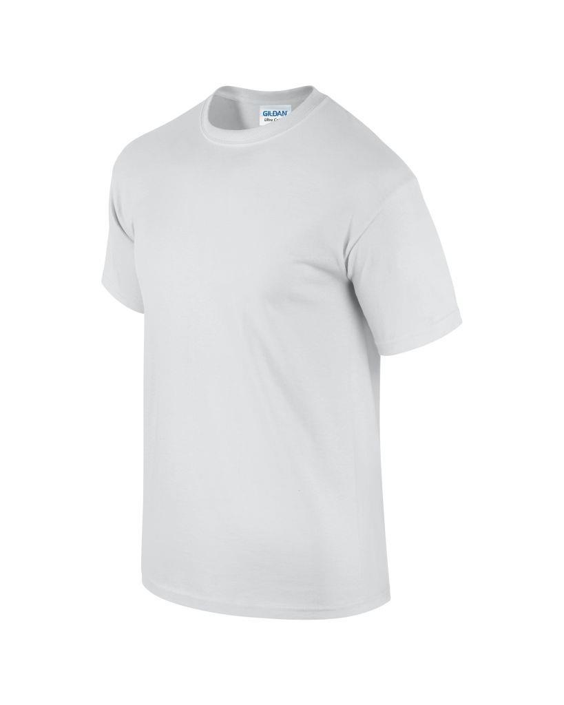 T-SHIRT heavy basic (Gildan) wit - GroteMatenBasics.nl