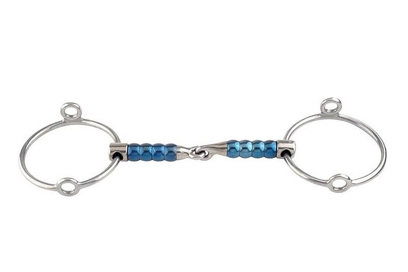 Trust Sweet Iron Loose Ring Gag Single Jointed - Cherry Roller. - Bitspecialist