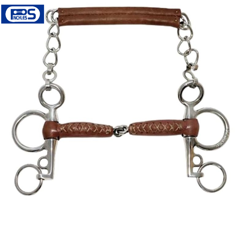 Metal AB Baby Pelham "Pinchless" Covered With Leather, 17mm - Bitspecialist