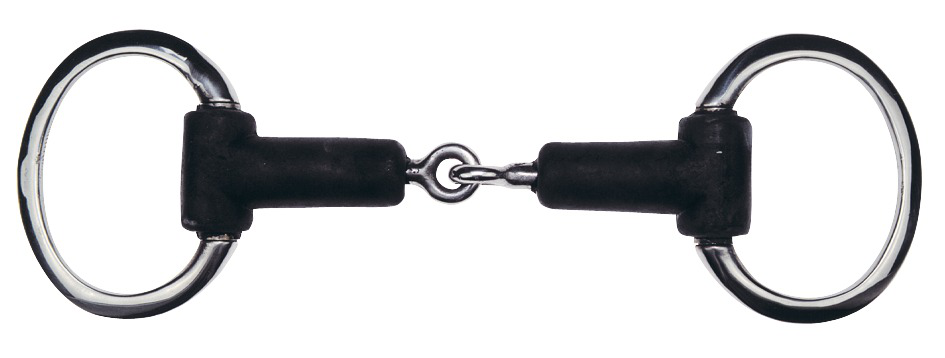 Feeling Snaffle Eggbutt Single Jointed - Rubber - Bitspecialist