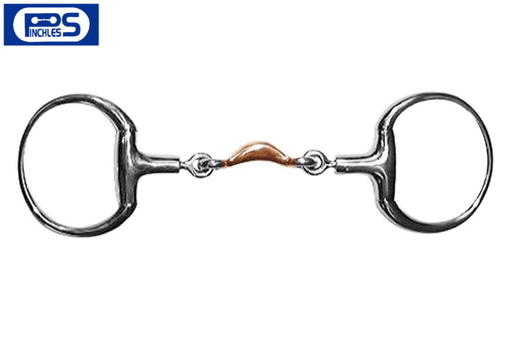 Metal AB Snaffle Eggbutt Double Jointed "Pinchless" - Horseonline.com