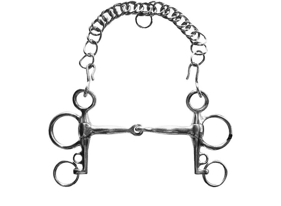 Baby Pelham Snaffle Single Jointed 13mm - Horseonline.com