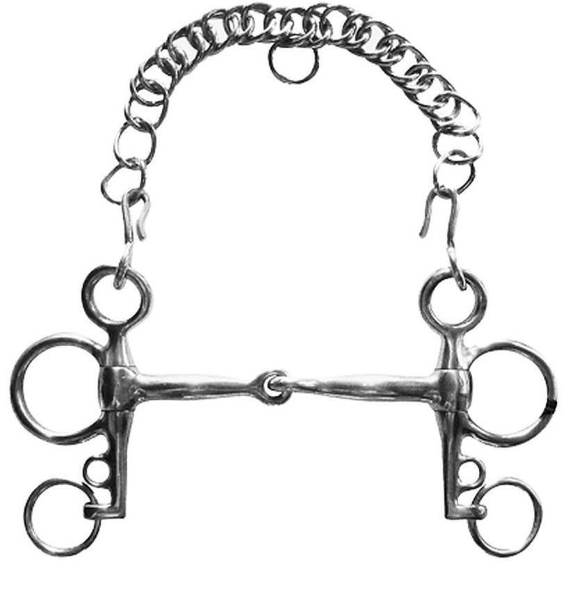 Baby Pelham Snaffle Single Jointed 13mm - Horseonline.com