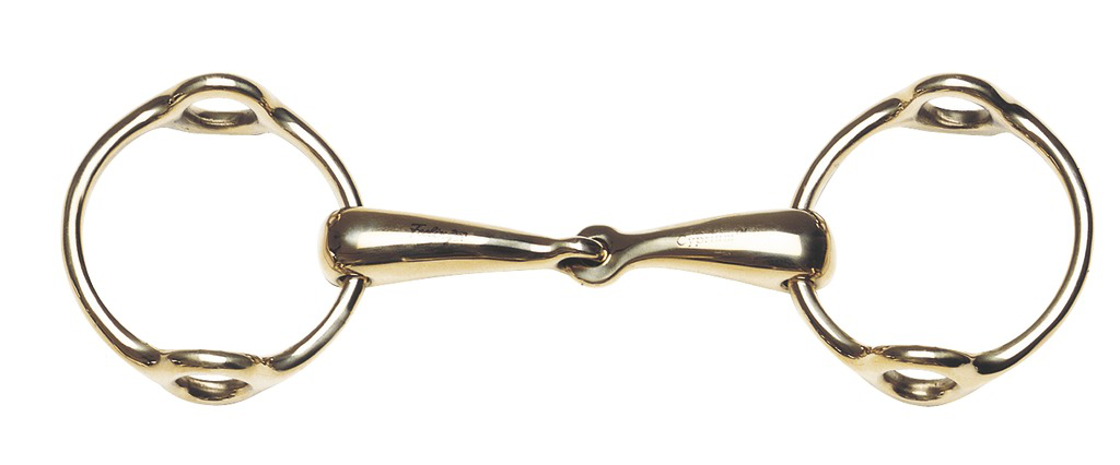 Feeling Snaffle Loose Ring Gag single Jointed - Cyprium - Horseonline.com