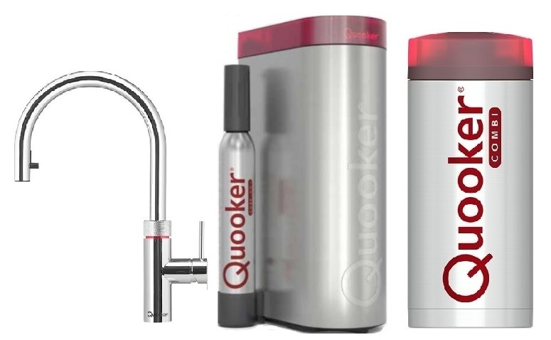 Quooker CUBE met Flex Chroom en Combi+ 2.2 reservoir kopen ...