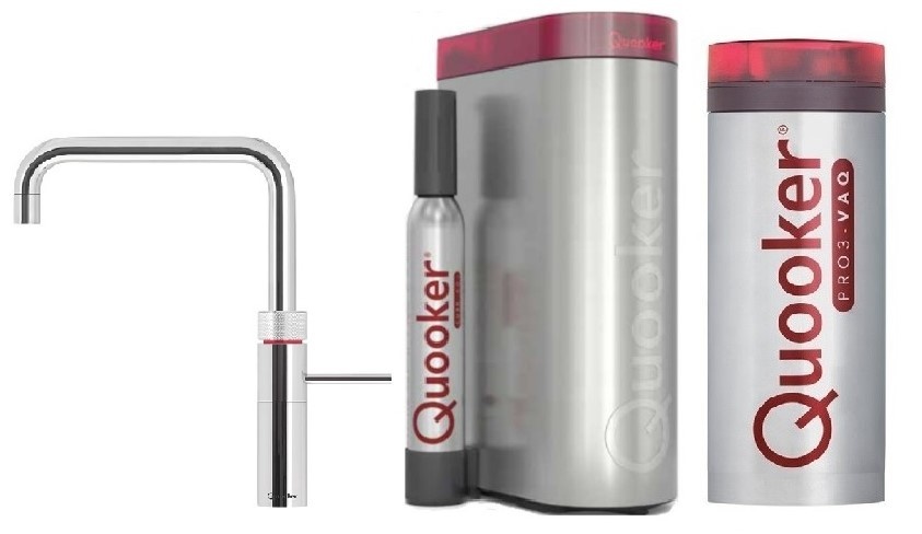 Quooker CUBE Fusion Square Chroom met PRO3-VAQ reservoir kopen ...