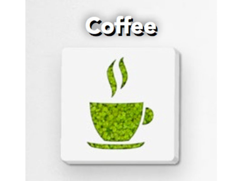 Pictogramme en mousse - Coffee