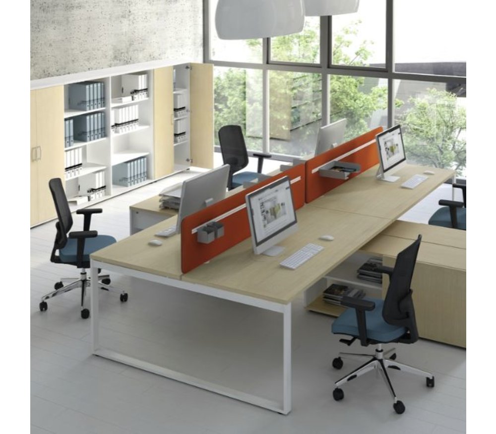 Mdd Ogi-Q bureau eiland met lowboard