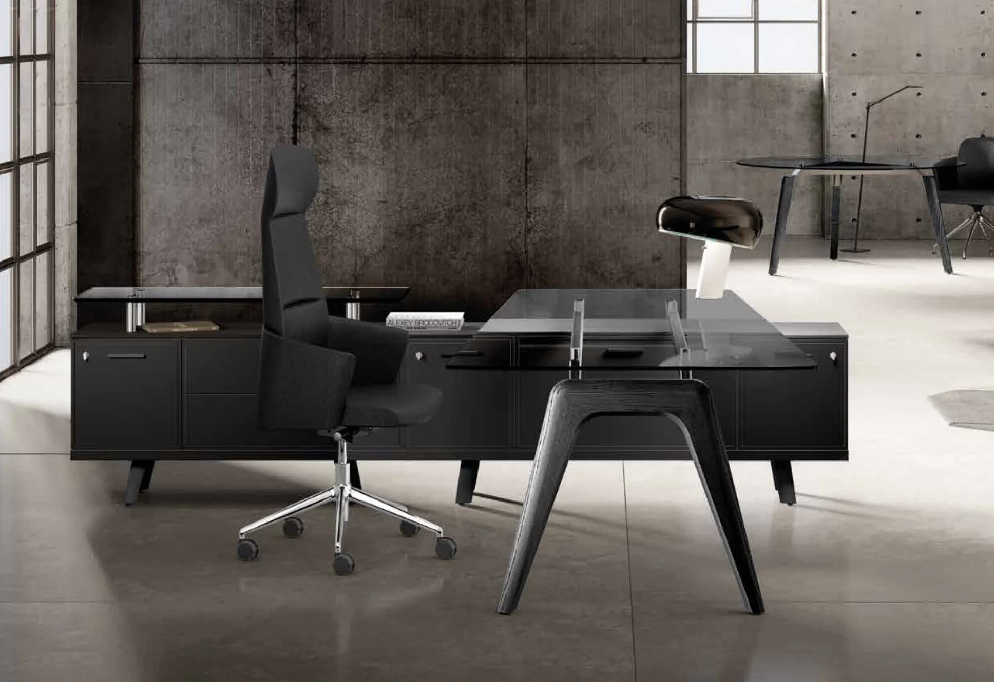 Bralco Rail desk contenitore bureau exécutif