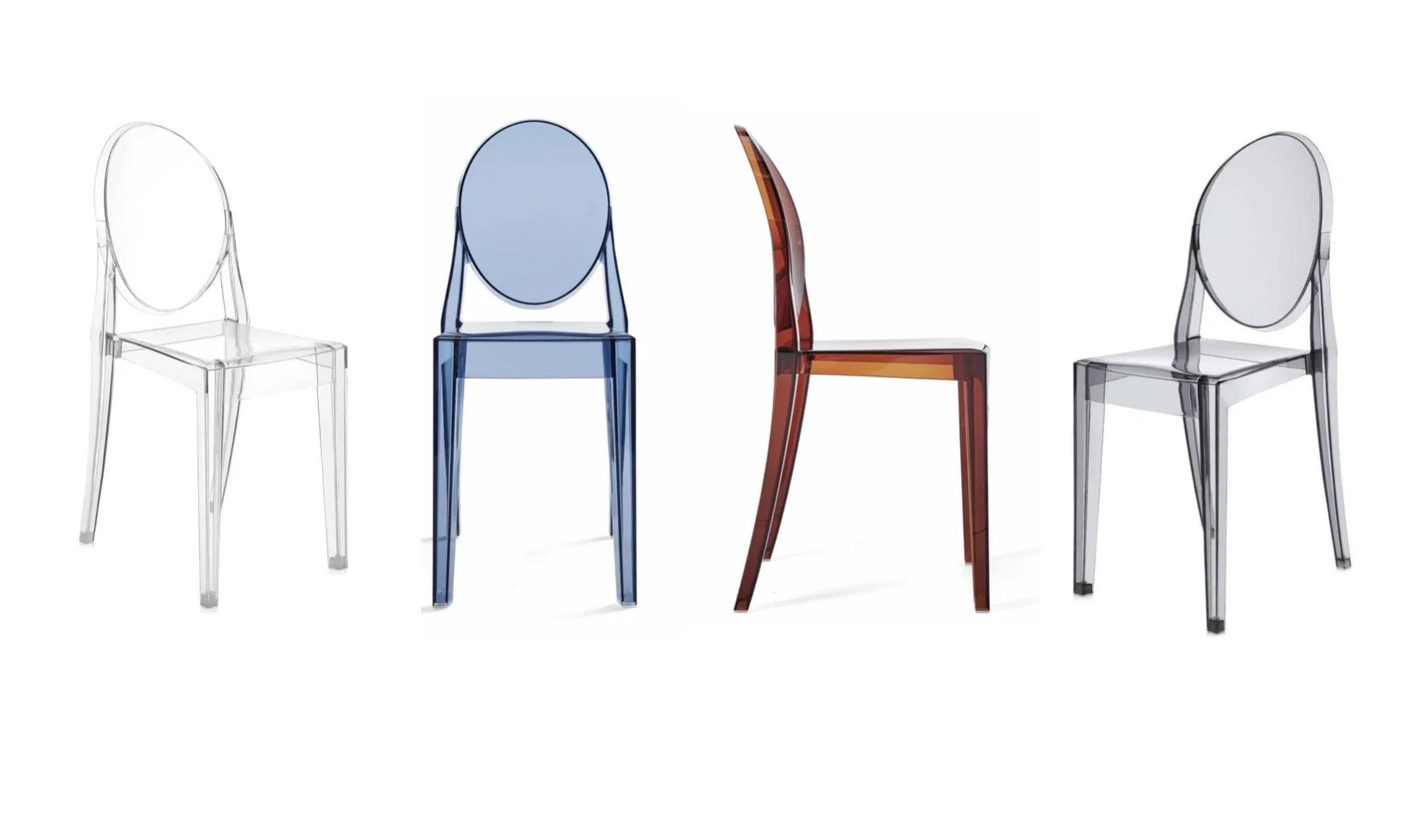 Kartell Victoria Ghost chaise en transparent