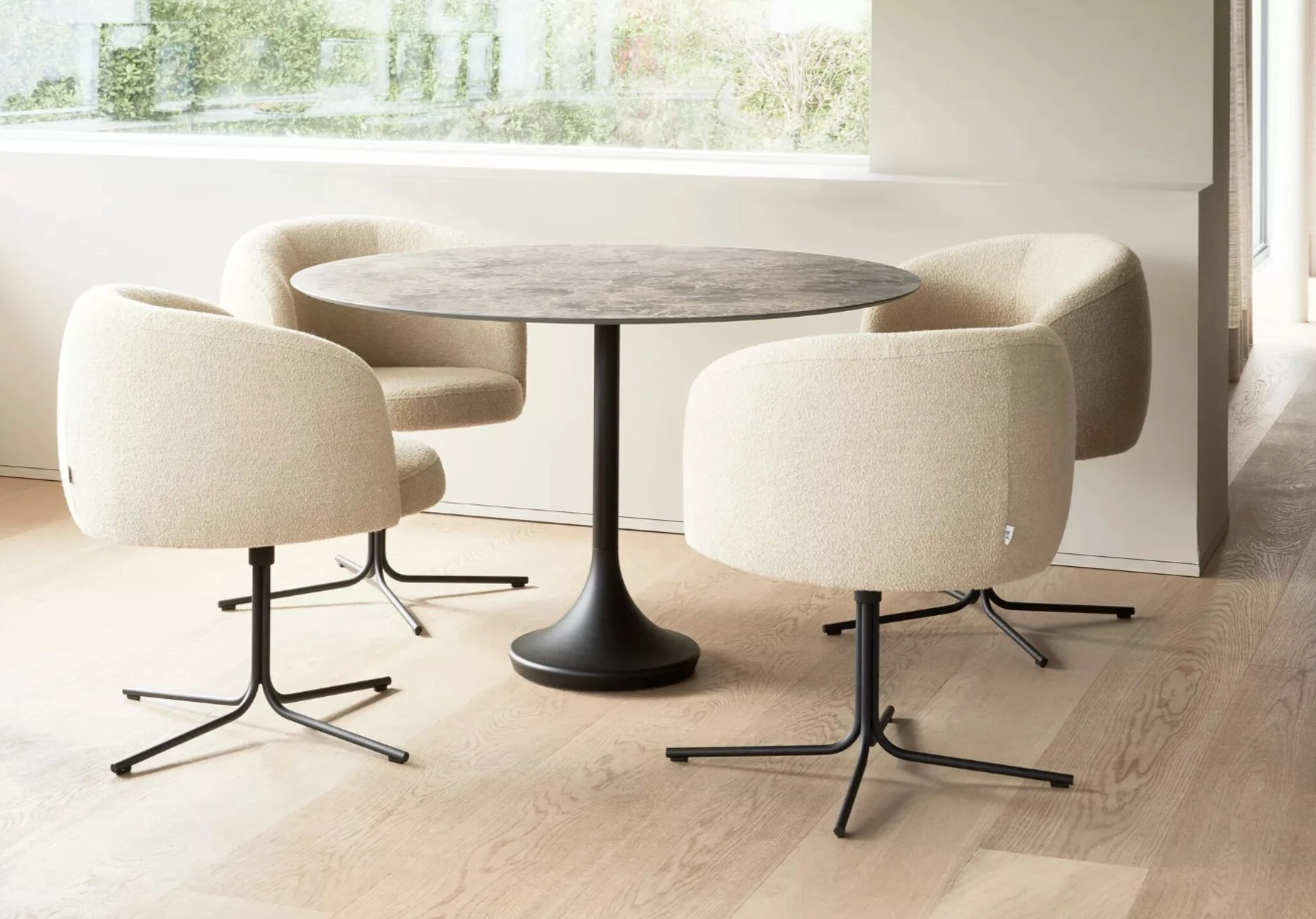 Joli Table Central round céramique