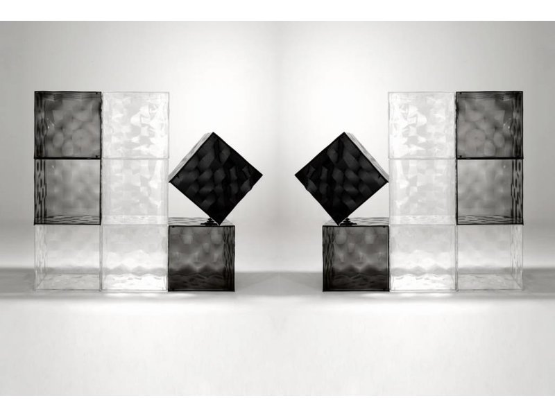 Cube Optic | Kartell | cube conteneur transparante