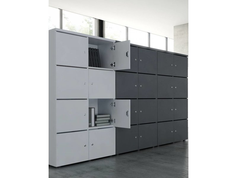 Melamine lockers 162H cm