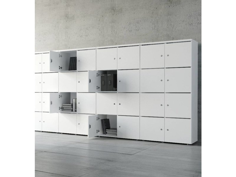 Melamine lockers 162H cm