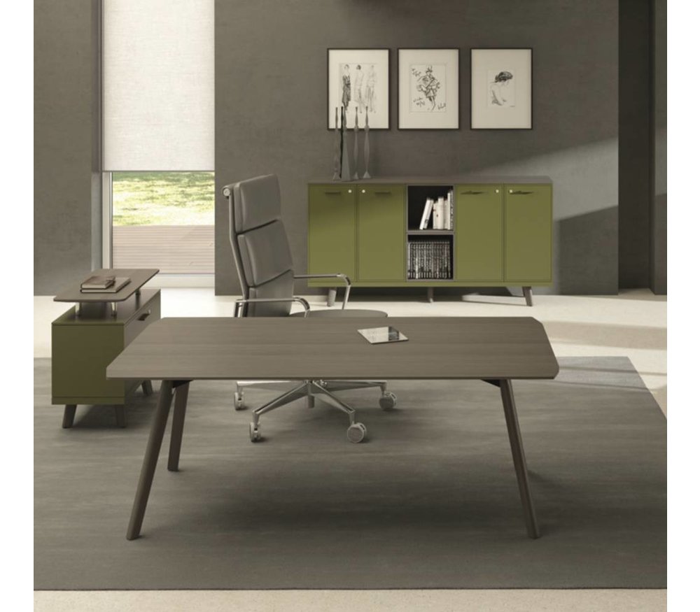 Bralco Rail bureau exécutif en bois