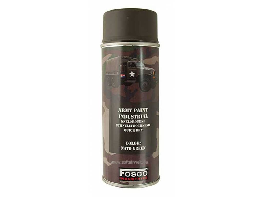FosCo Industries Nato green spuitbus legerverf sneldrogend 400ml 469312 ...