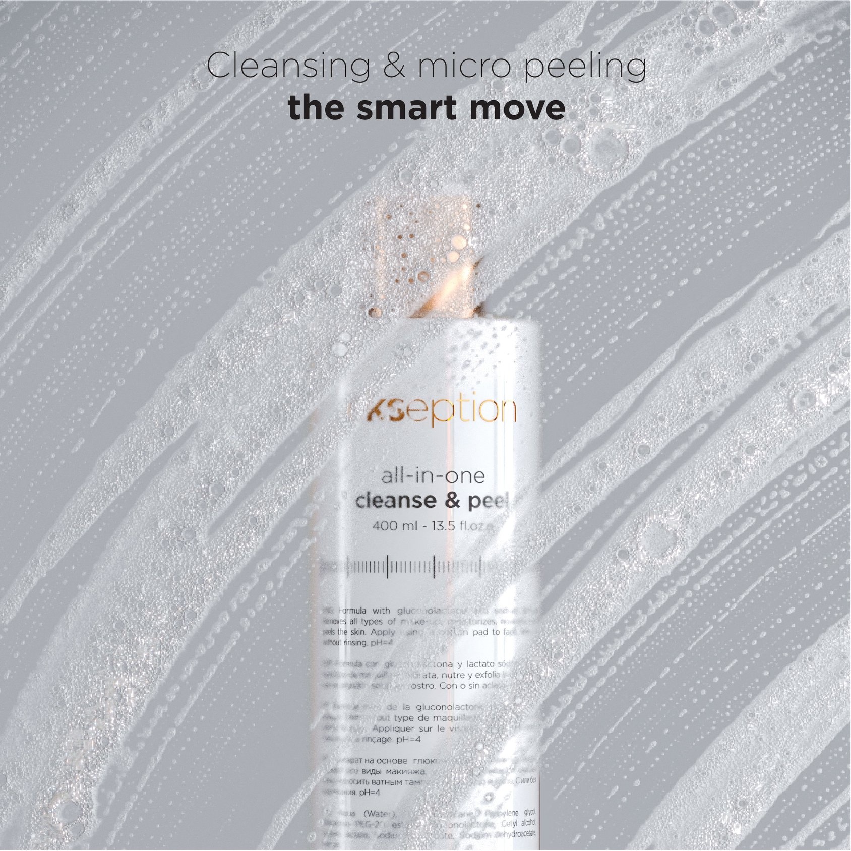 Ekseption All-in-1 Cleanse and Peel 400 ml - Nature Skins