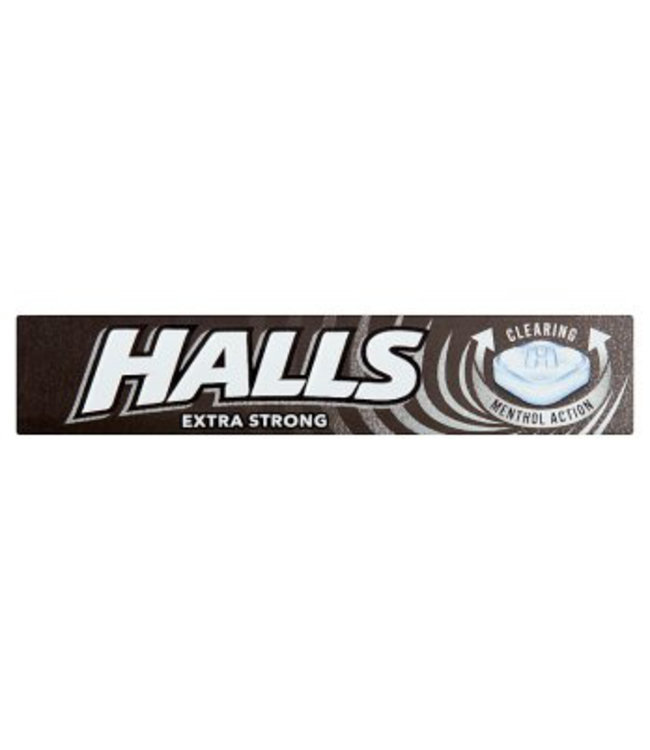 Halls Extra Strong Menthol Sweets 33.5g - Russells British Store