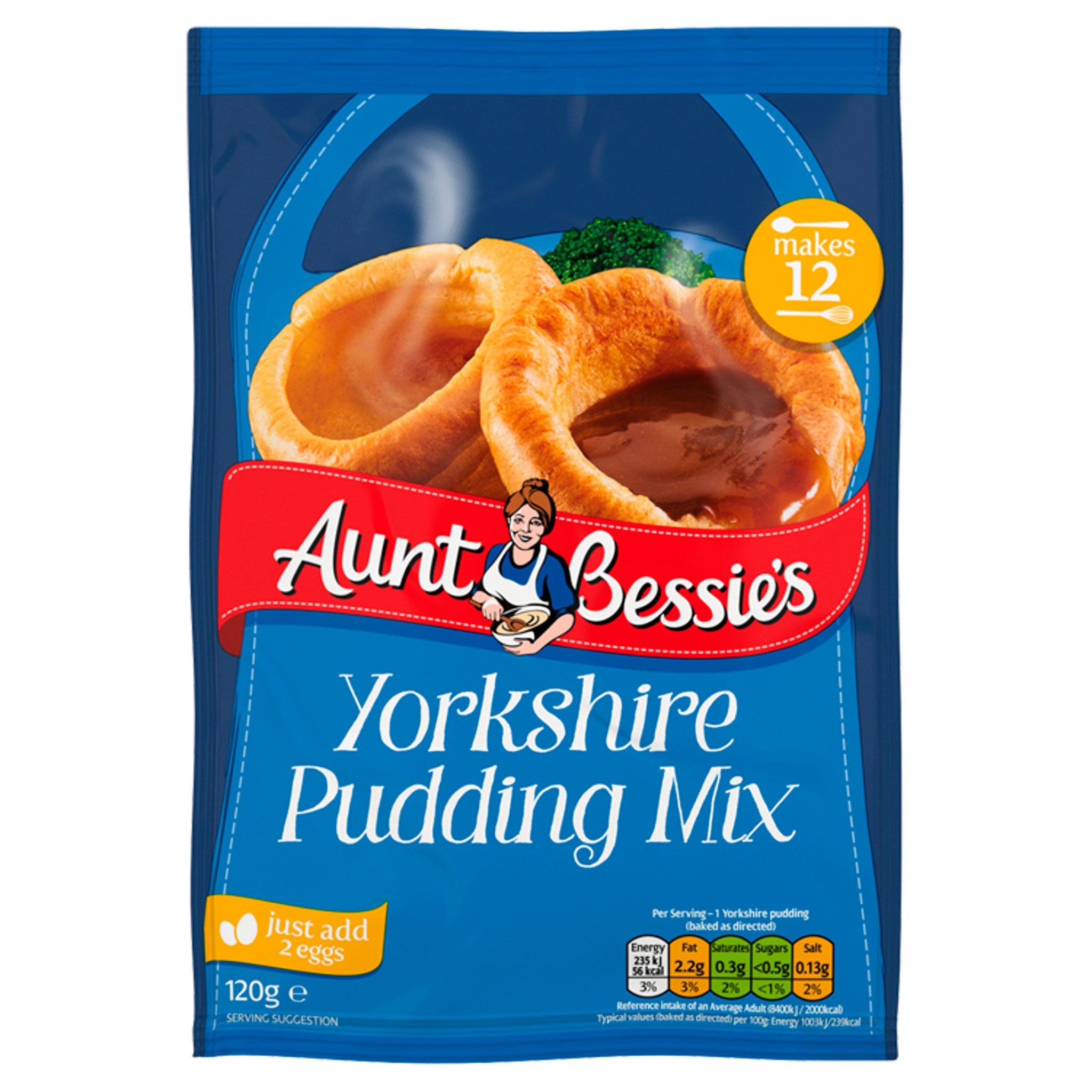 Aunt Bessies Yorkshire Pudding Batter Mix 120g - Russells British Store