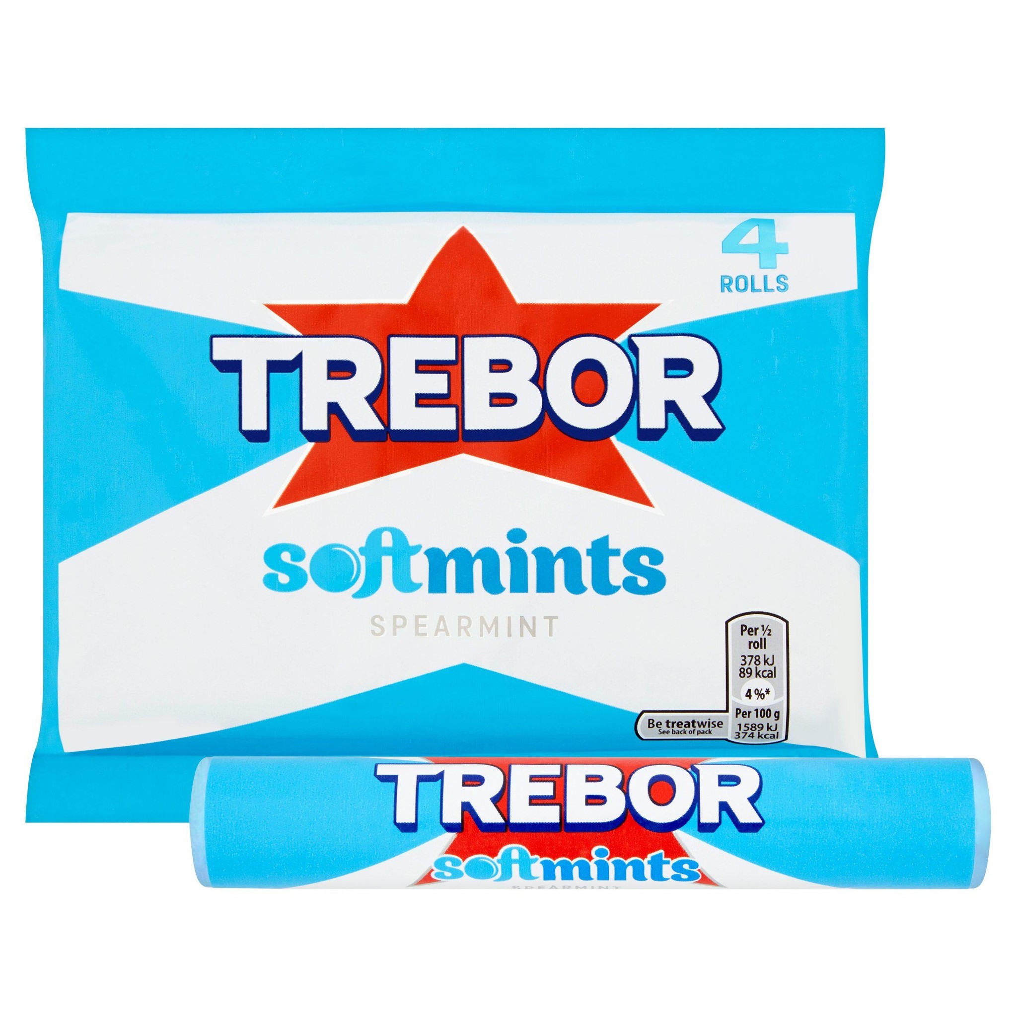 Trebor Softmints Spearmint 4pk - Russells British Store