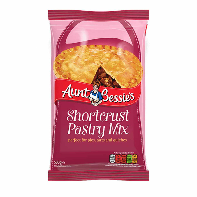 Aunt Bessies Shortcrust Pastry Mix 500g - Russells British Store