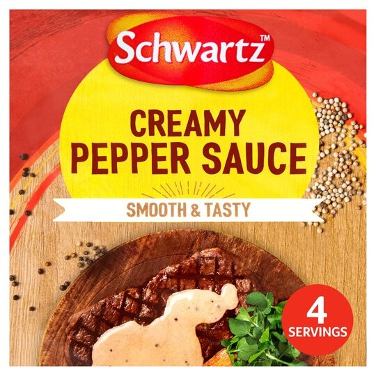 Schwartz Creamy Pepper Sauce Mix 25g - Russells British Store