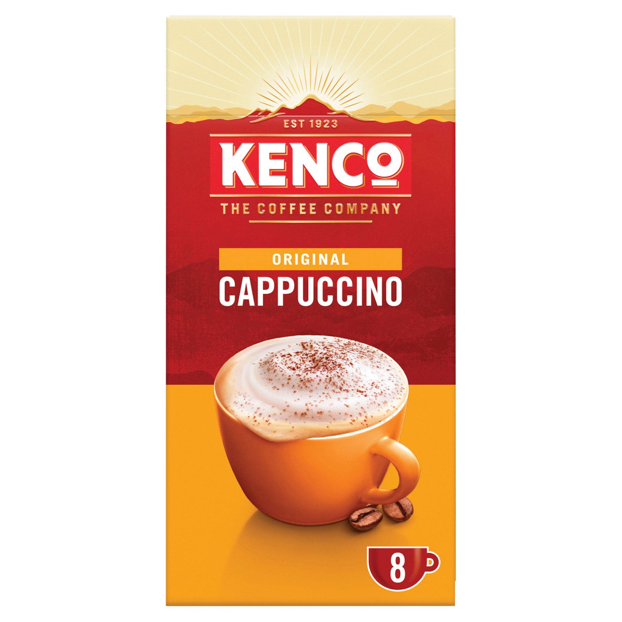 Kenco Kenco Cappuccino Instant Coffee Sachets 8pk - Russells British Store