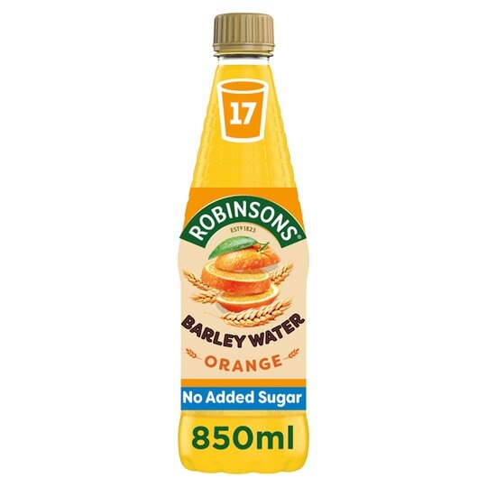 Robinsons Orange Barley Water 850ml - Russells British Store