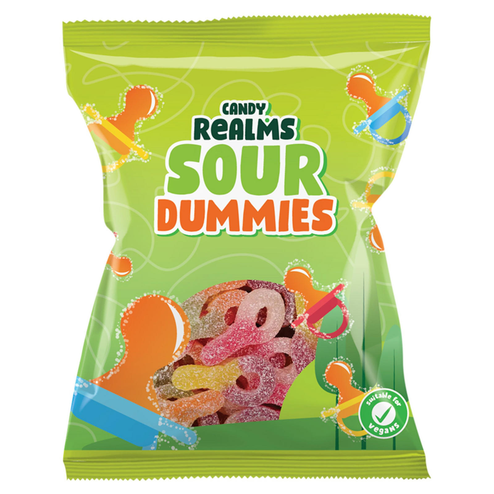 Candy Realms Sour Dummies 190g - Russells British Store