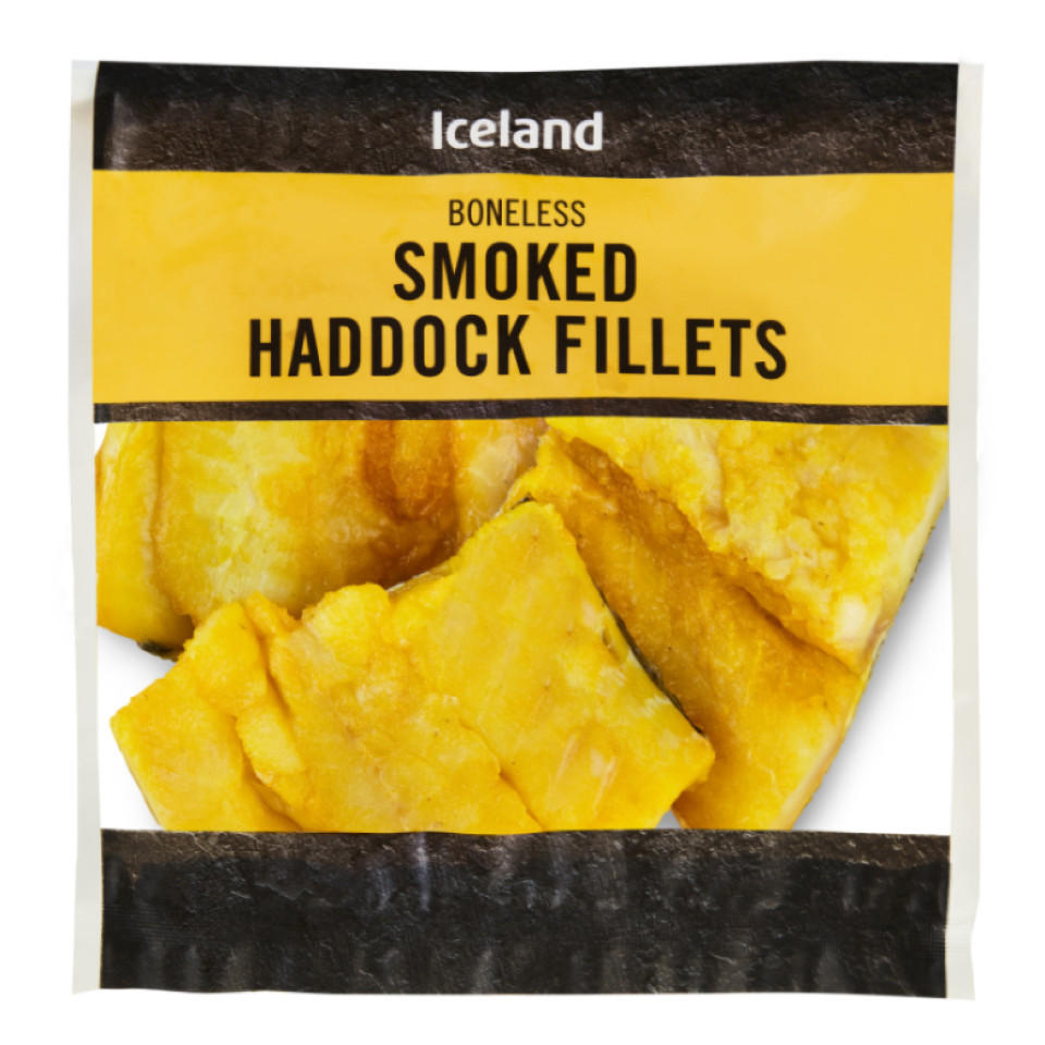 Iceland Boneless Smoked Haddock Fillets 320g - Russells British Store