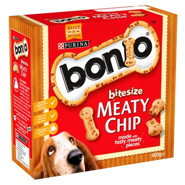 Bonio Puppy Biscuits With Milk Flavour 350g - Russells British Store