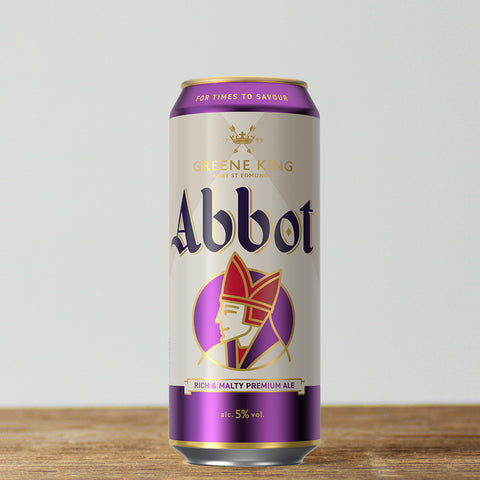 Abbot Ale Can 500ml - Russells British Store