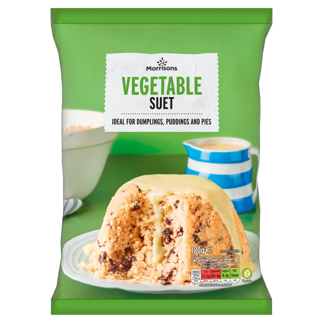 Morrisons Vegetable Suet 180g - Russells British Store