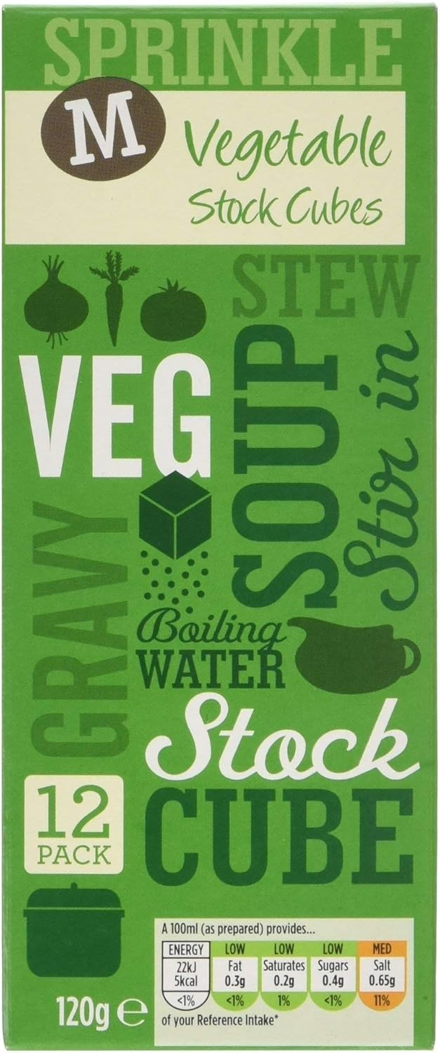 Morrisons 12 Vegetable Stock Cubes 120g - Russells British Store